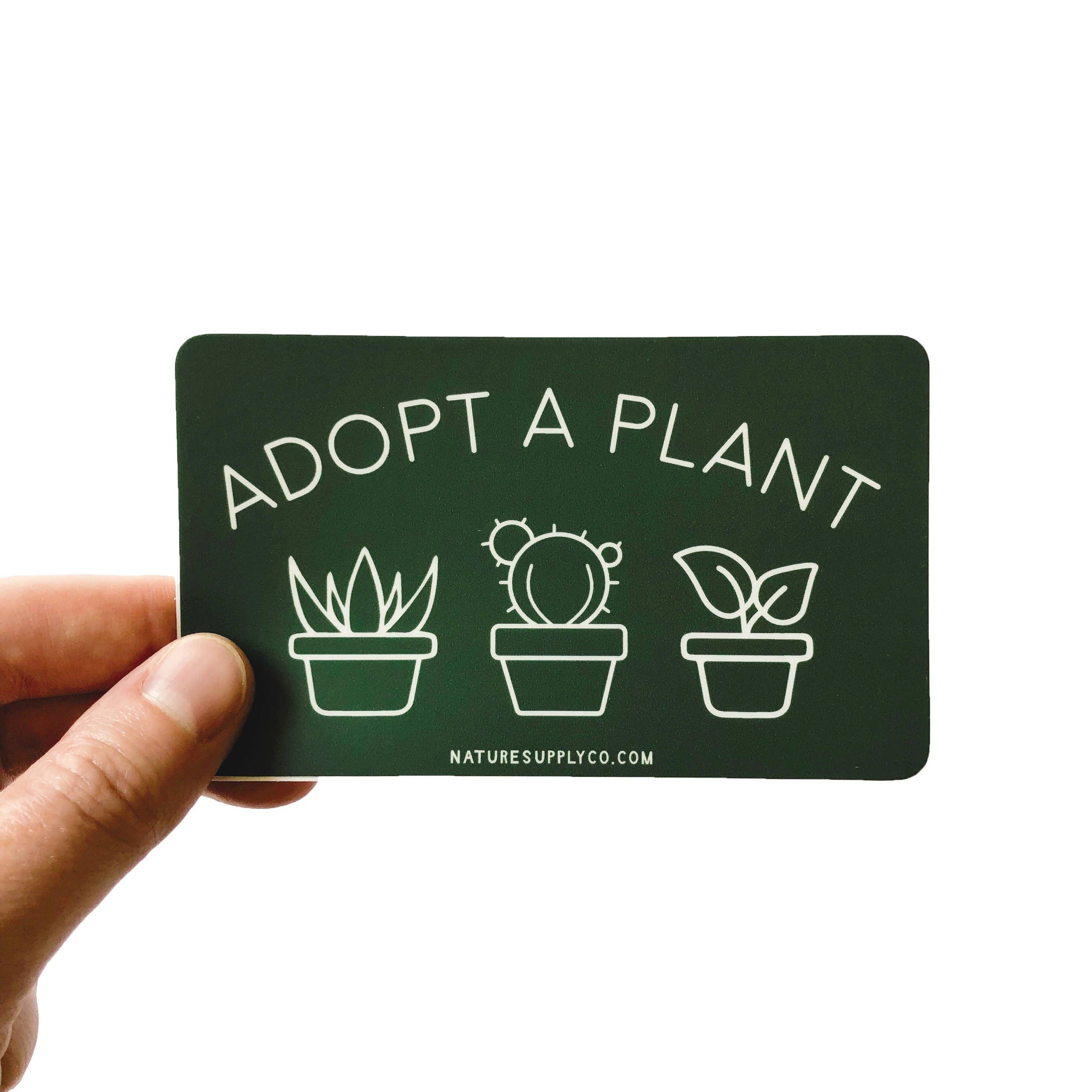 Adopt a Plant Sticker | Faded Poppy Mercantile